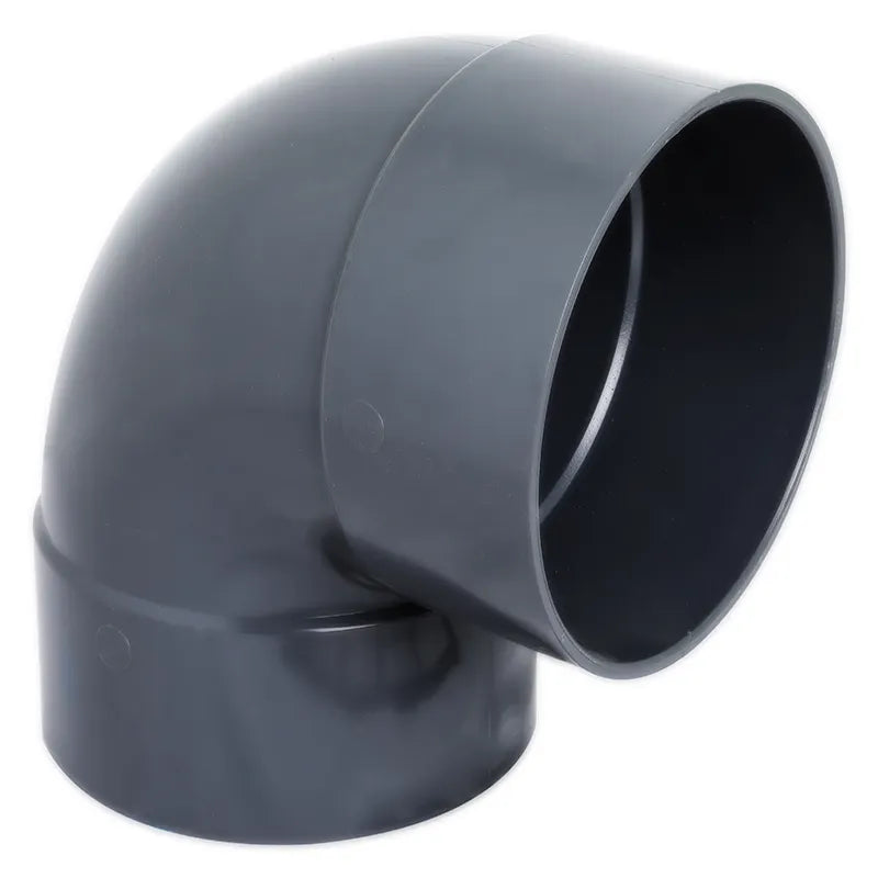 Codo PVC Sani R/Corto 100MM(4")X90 PD BL, DURMAN – FELI